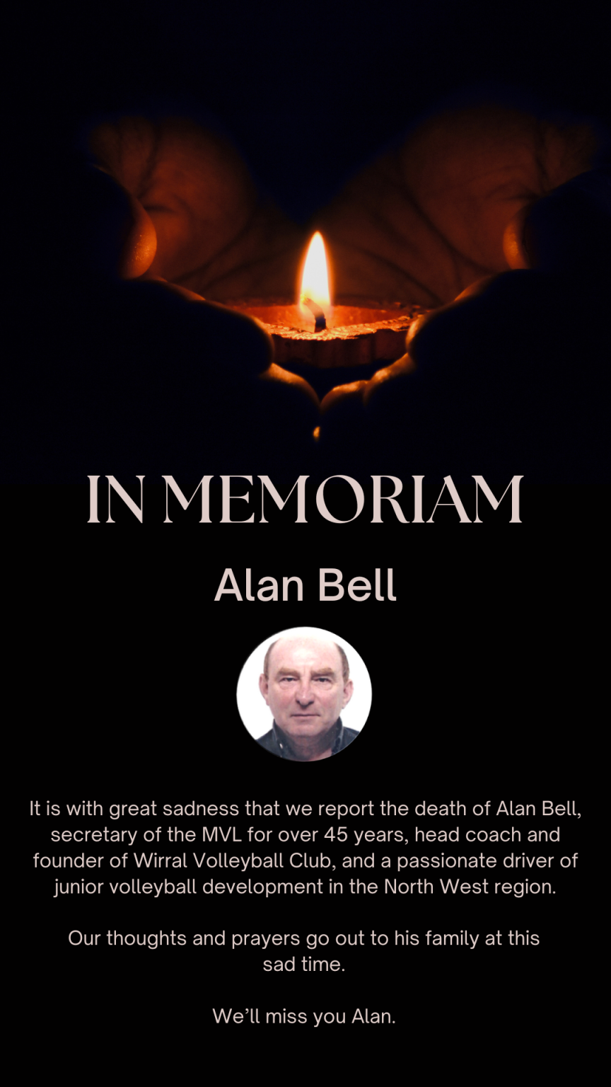 Alan Bell – Rest in Peace – Merseyside Volleyball League